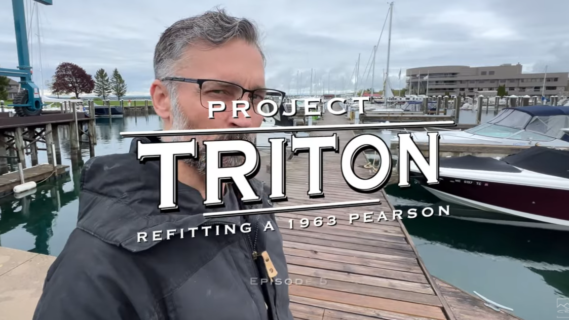Refitting a 1963 Pearson Triton Sailboat with Trailguide Pictures
