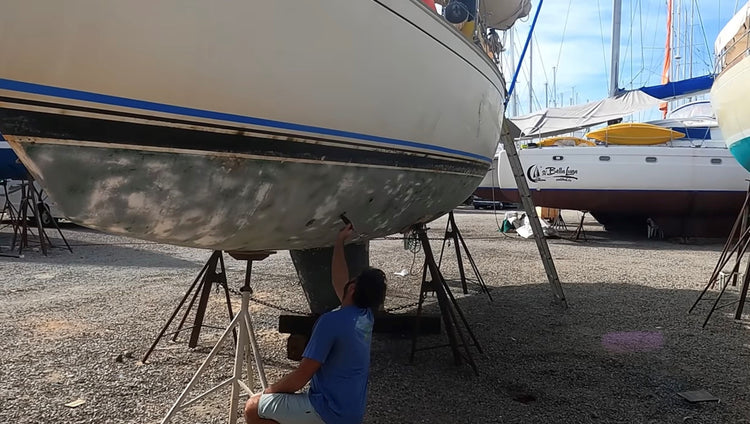 Repairing Blisters with Calico Skies Sailing - TotalBoat