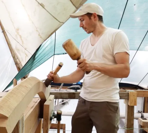 Acorn to Arabella: Sawn Frames and Stern Work on Arabella – TotalBoat