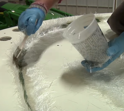 Fiberglassing Stress Cracks With Polyester Resin - TotalBoat