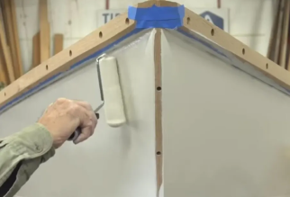 Lou’s V-Bottom Skiff: Time to Prime the Hull – TotalBoat