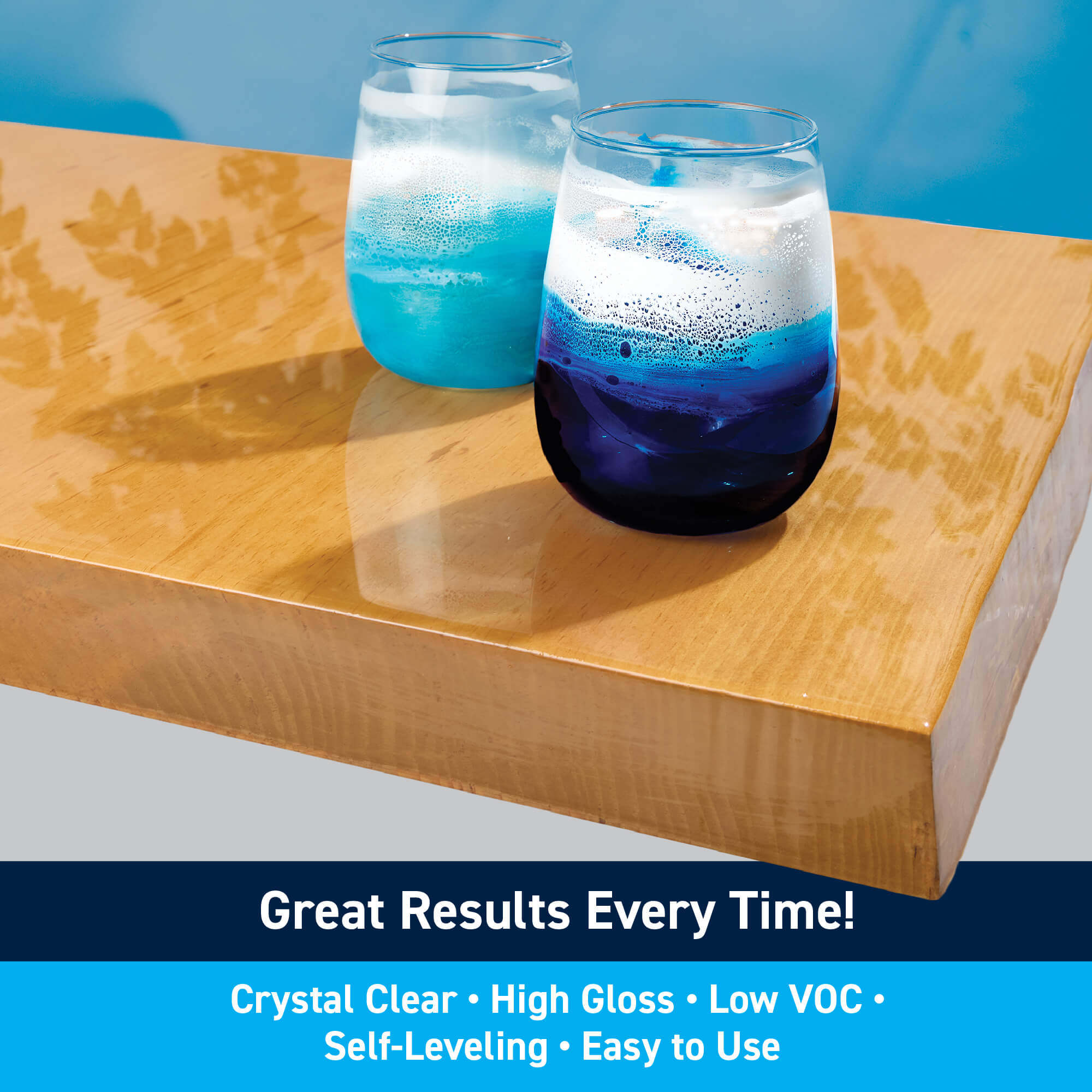 Table top epoxy resin store