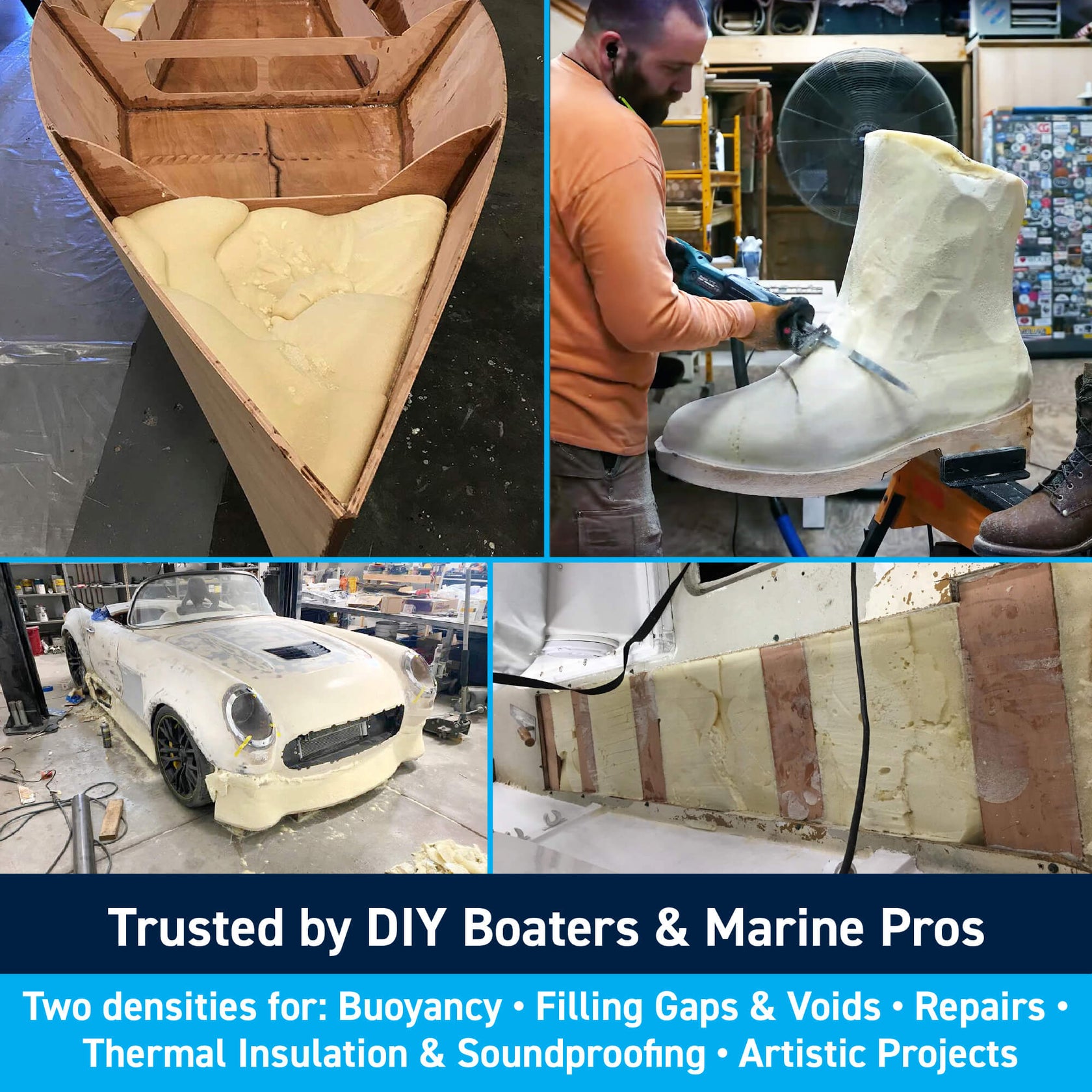 2-Part Polyurethane Expanding Marine Flotation Foam