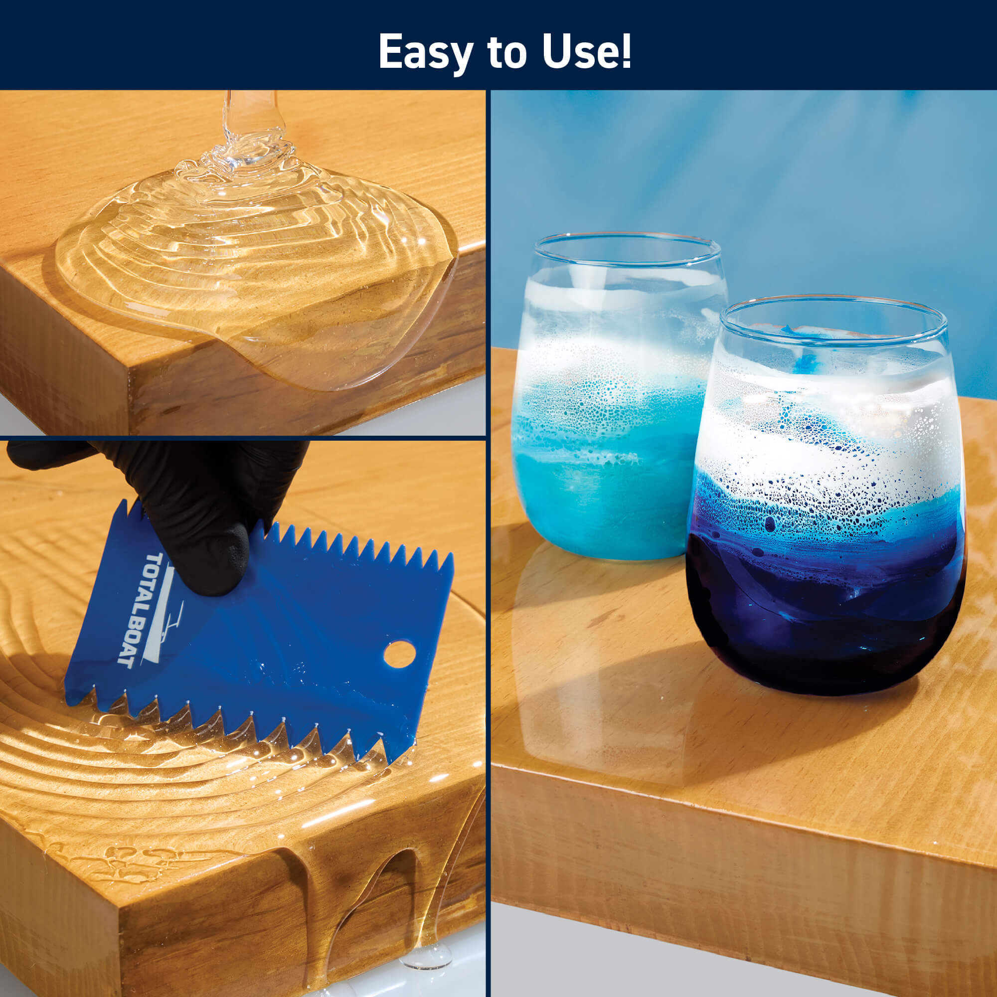 Water epoxy table store