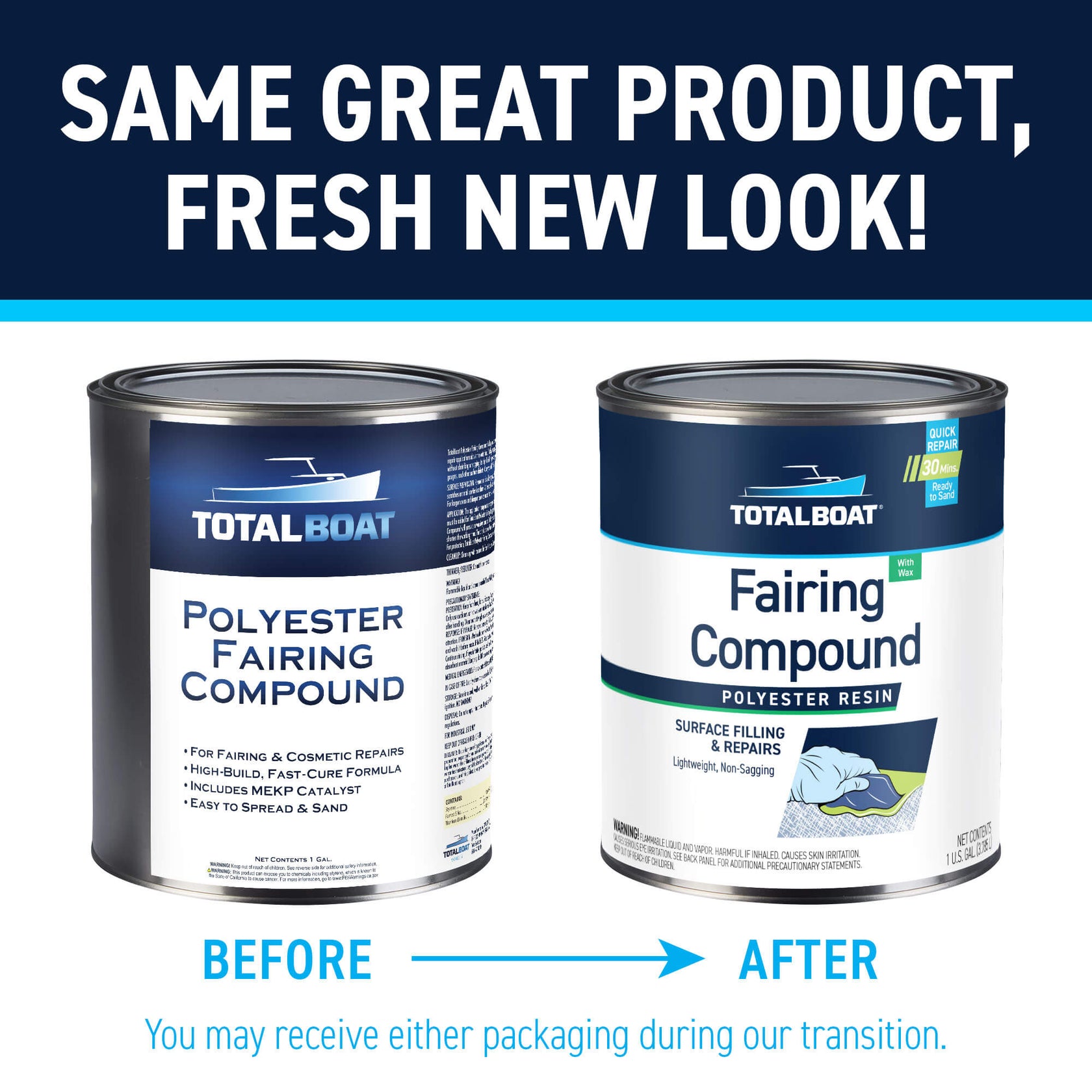 TotalBoat Polyester Fairing Compound & Marine Filler