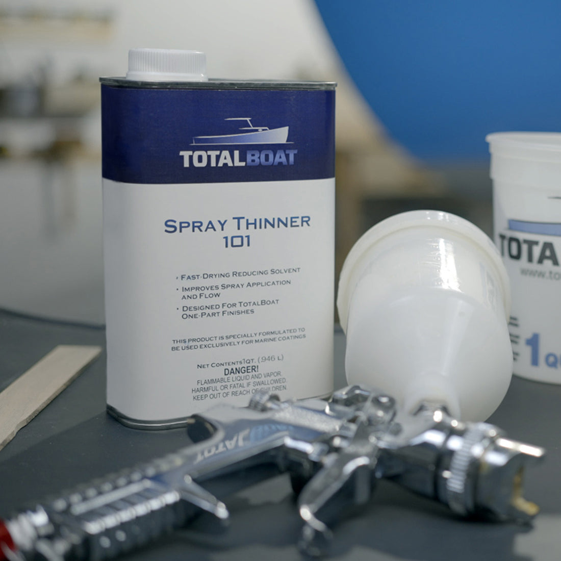 TotalBoat Spray Thinner 101 For Spraying Paint and Varnish